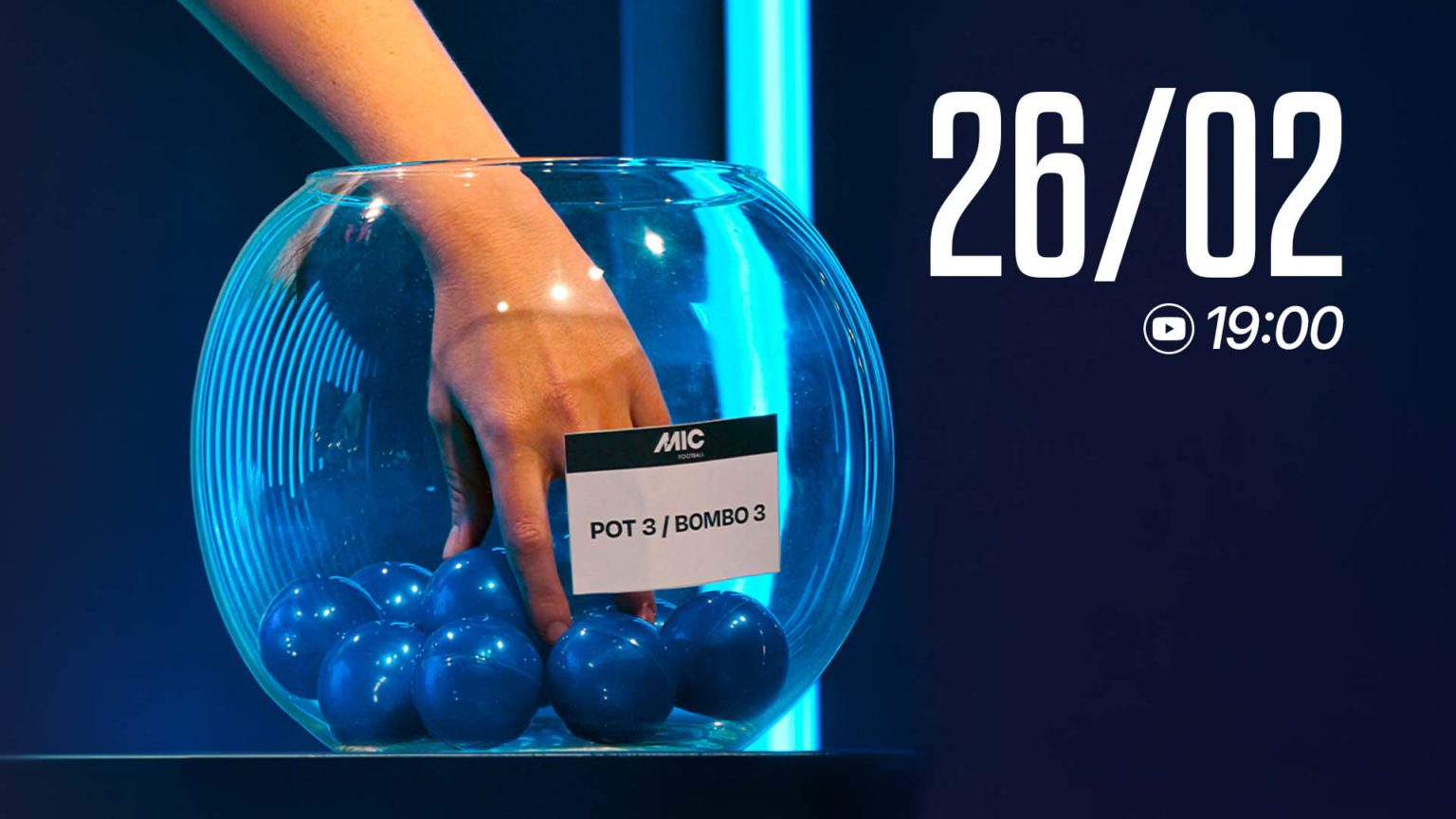 Today is the day! Follow the MICFootball 2026 draw live